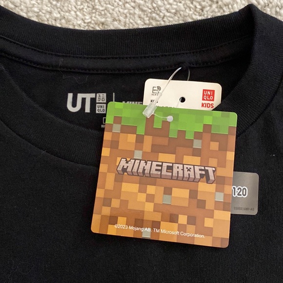Uniqlo | Shirts & Tops | Uniqlo Kids Minecraft Enderman Tshirt | Poshmark
